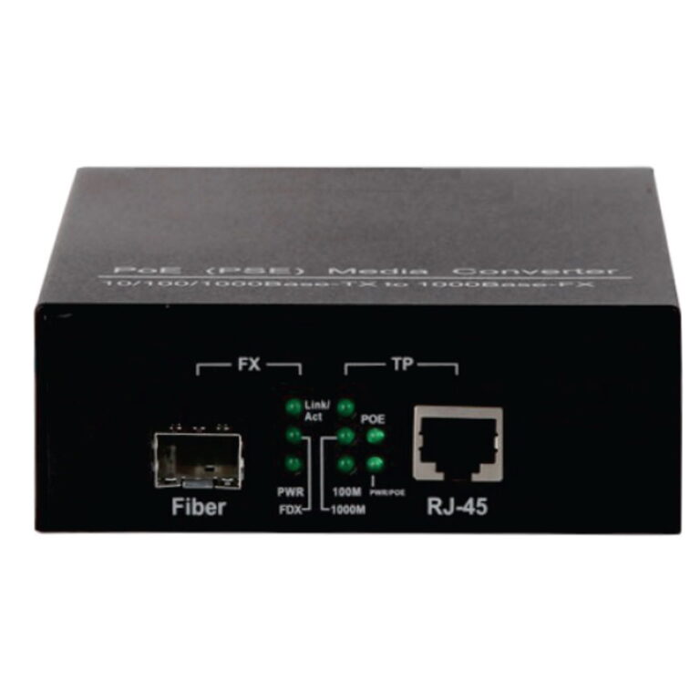 ROBOfiber FC-1001-PSE Gigabit Ethernet 1x 10/100/1000BaseTx to SFP slot ...