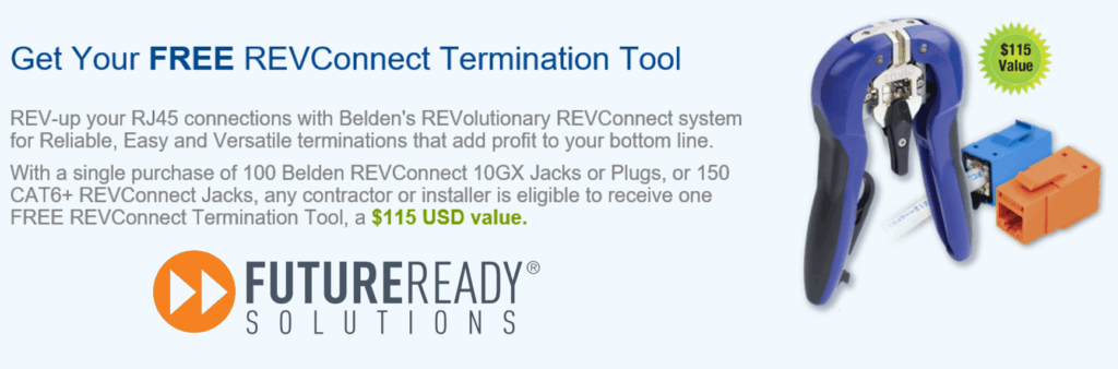 Free REVConnect Termination Tool Promotion - Future Ready Solutions