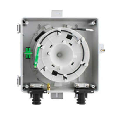 LightSpeed FTTX-NID-150 Fiber Enclosure with 150ft Pre-Terminated Cable ...
