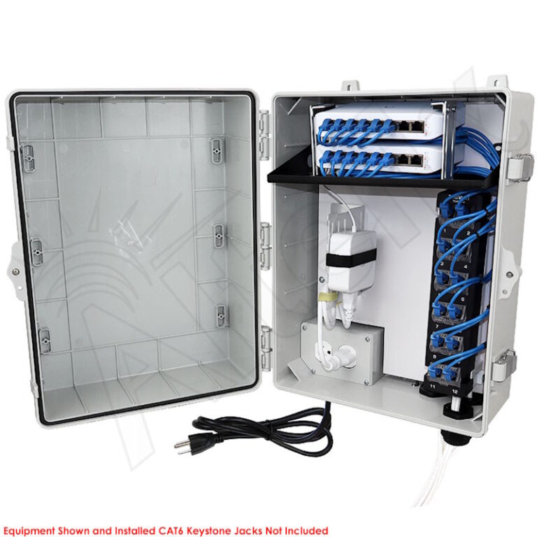 Altelix Network Distribution Enclosure - Polycarbonate + ABS NEMA 4X ...