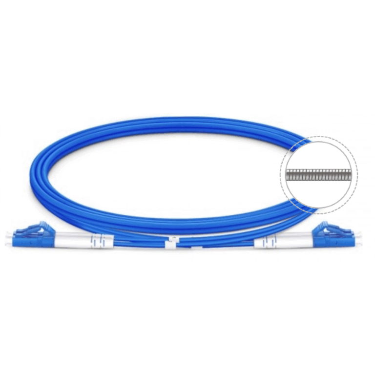 LightSpeed Duplex Single Mode Armored Fiber Optic Patch Cables - Future ...