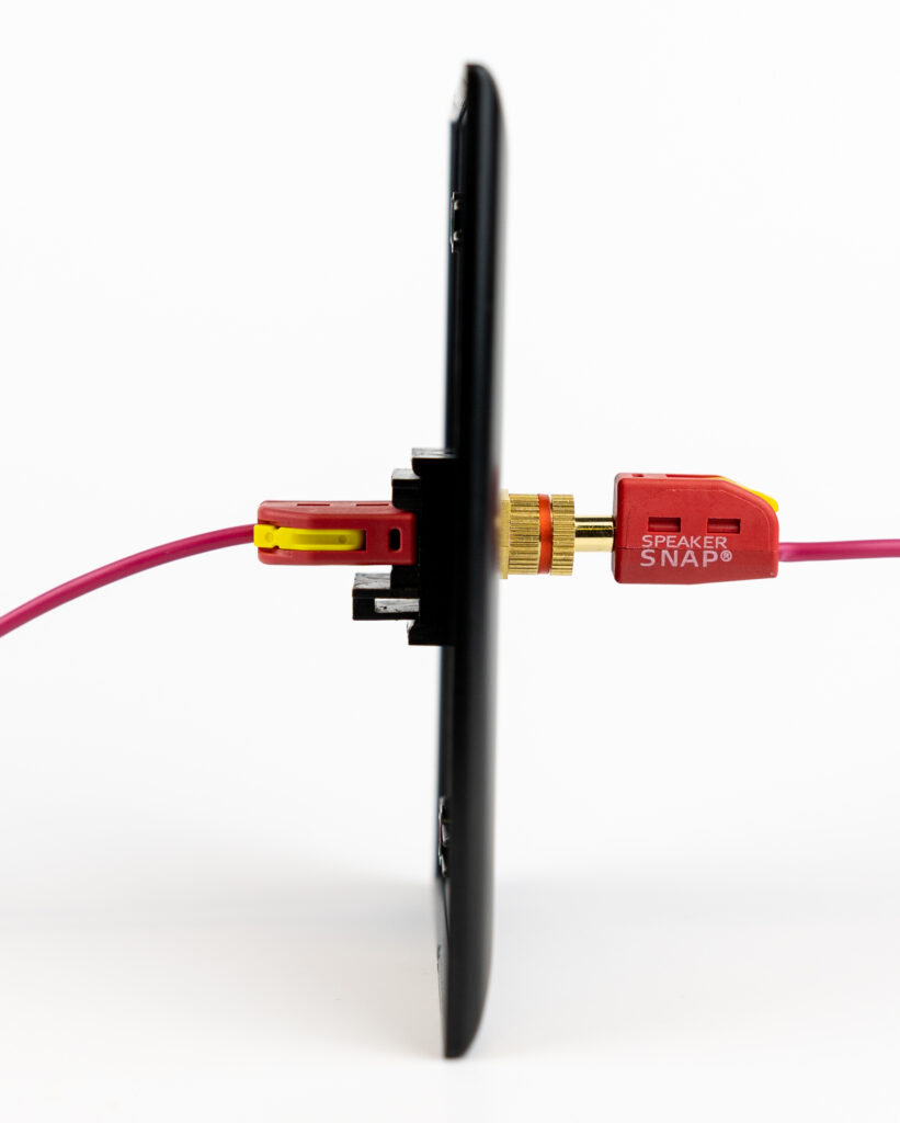 Speaker Snap Keystone Insert (Black) - Future Ready Solutions