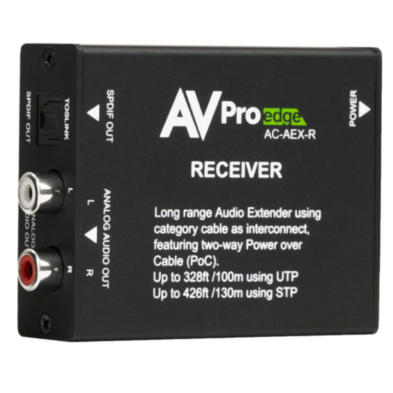 AVPro Edge AC-AEX-KIT 100M / 130M Uncompressed Audio Extender over ...