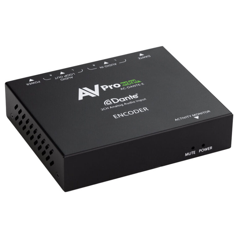 AVPro Edge AC-DANTE-E Audio Transmitter 2CH Dante Network Encoder - Future Ready Solutions