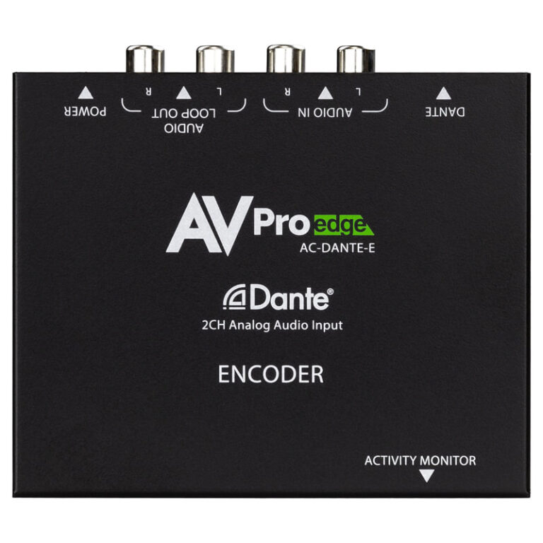 AVPro Edge AC-DANTE-E Audio Transmitter 2CH Dante Network Encoder - Future Ready Solutions