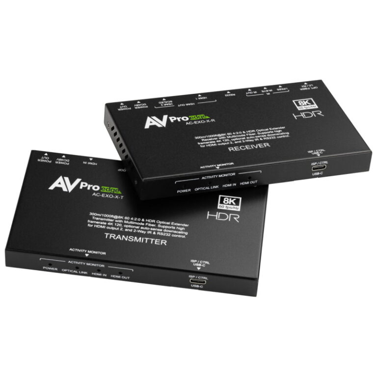 AVPro Edge AC-EXO-X-KIT 8K 40Gbps HDMI Extender via Fiber Optic ...