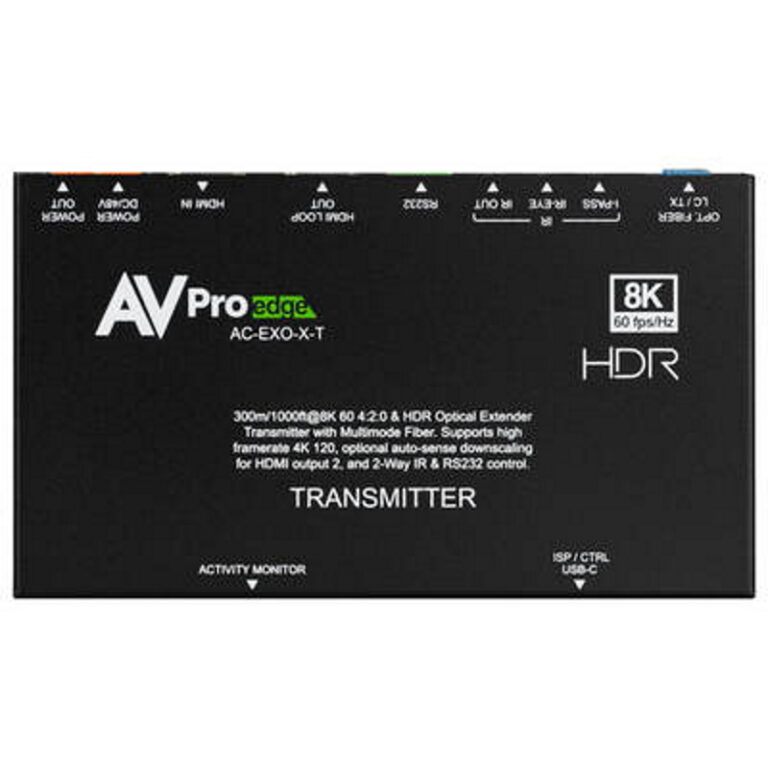 AVPro Edge AC-EXO-X-KIT 8K 40Gbps HDMI Extender via Fiber Optic ...