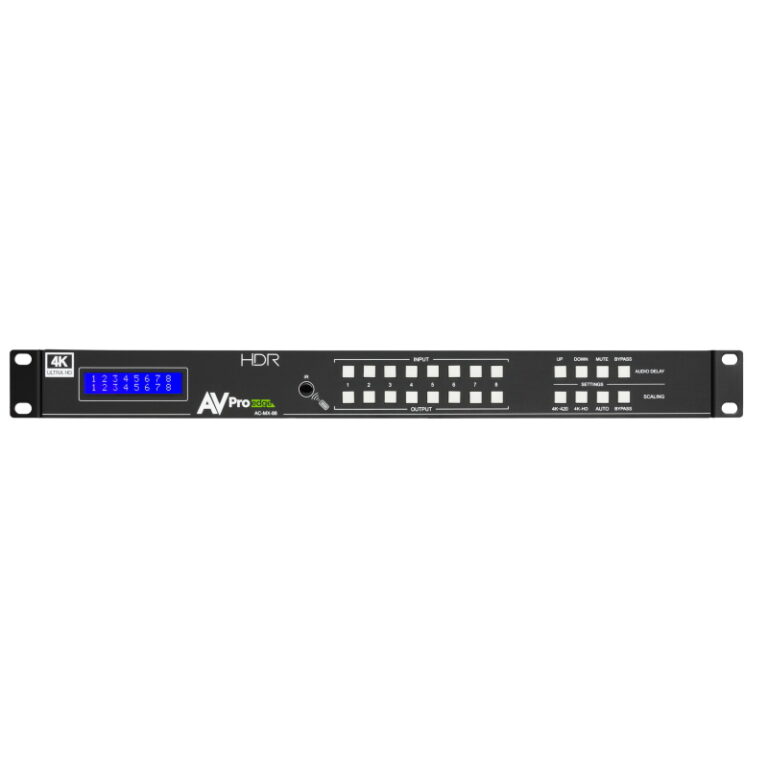 AVPro Edge AC-MX-88 18Gbps True 4K60 4:4:4 8x8 Matrix - Future Ready Solutions