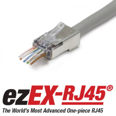 Platinum Tools ezEX- RJ45® Connectors – Designed for Cat5e/6/6A Cables ...