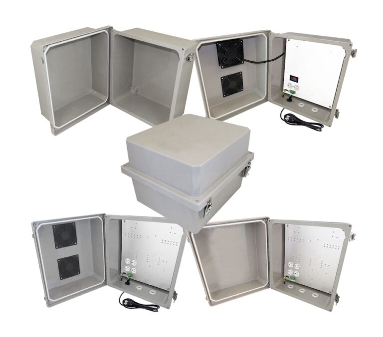 Altelix 16x12x8 Fiberglass (FRP) Weatherproof NEMA Enclosure Series ...